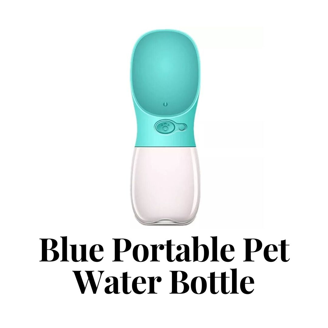 Portable Pet Water Bottle in Blue